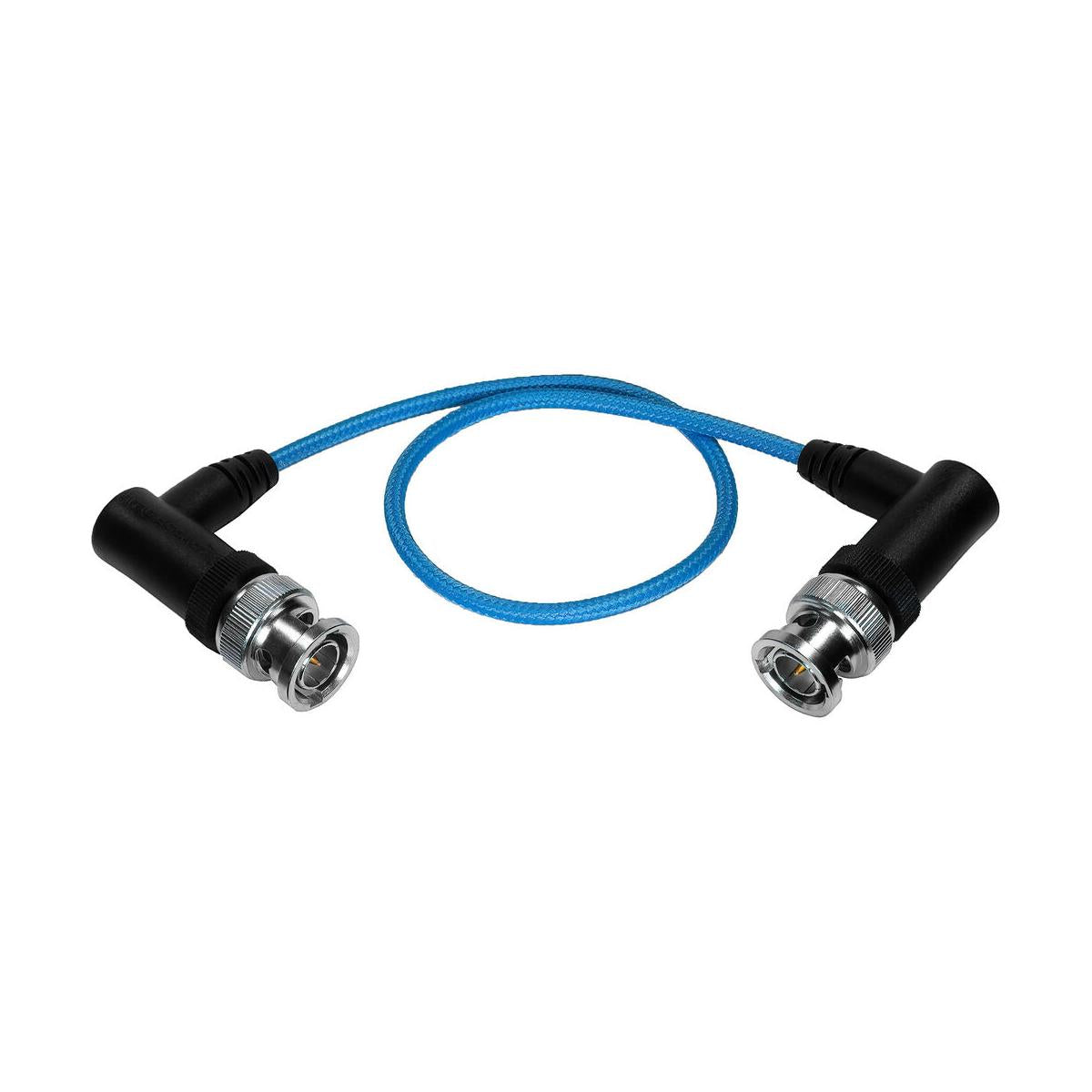 Kondor Blue 12" Ultra Thin 3G Right-Angle SDI-BNC Cable (Blue)