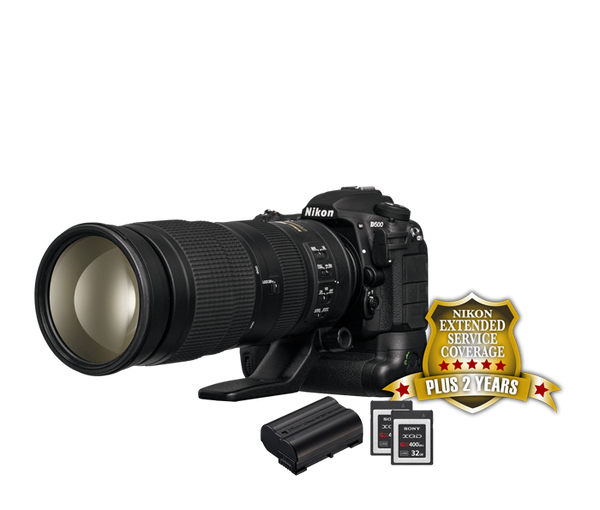 Nikon D500 DSLR Camera Sports and Wildlife Kit