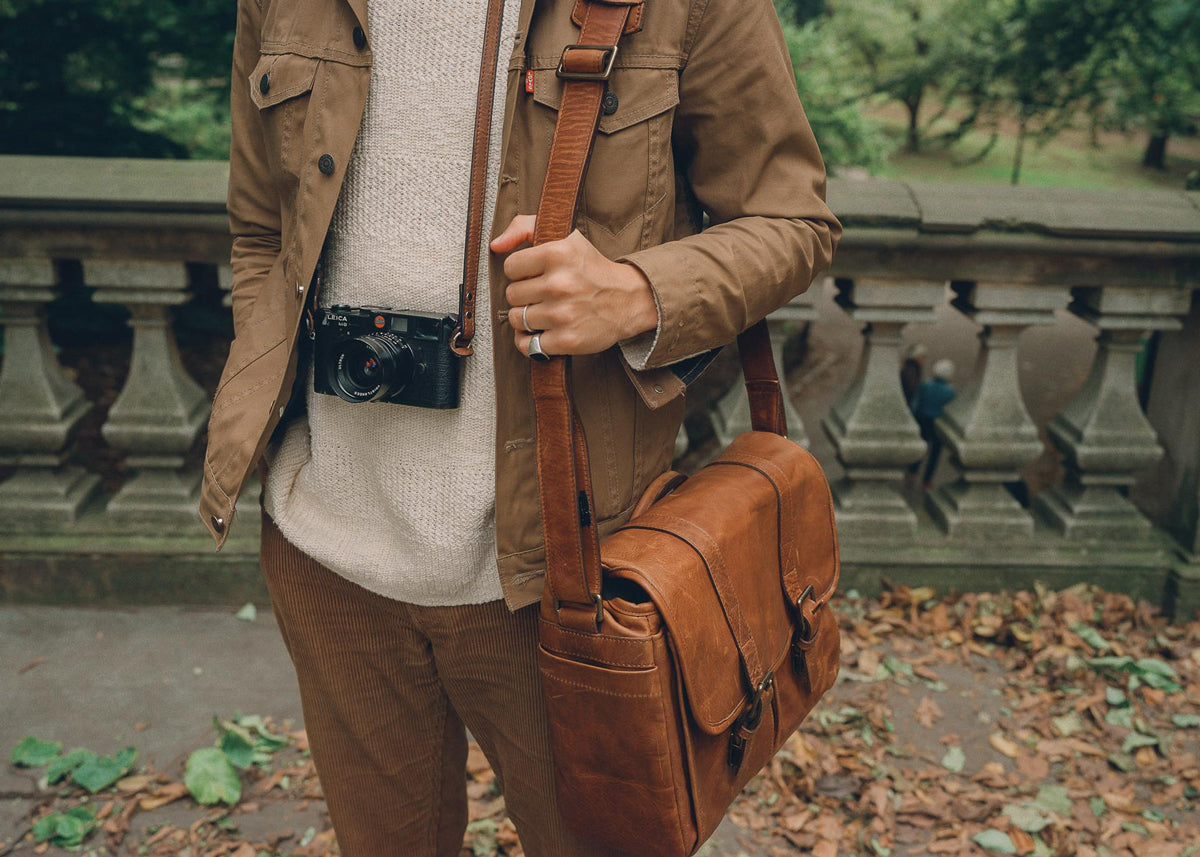 ONA Sevilla Camera Strap (Antique Cognac)