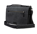 Tenba Cooper 13 Slim Gray Canvas/Black Leather Luxury Bag