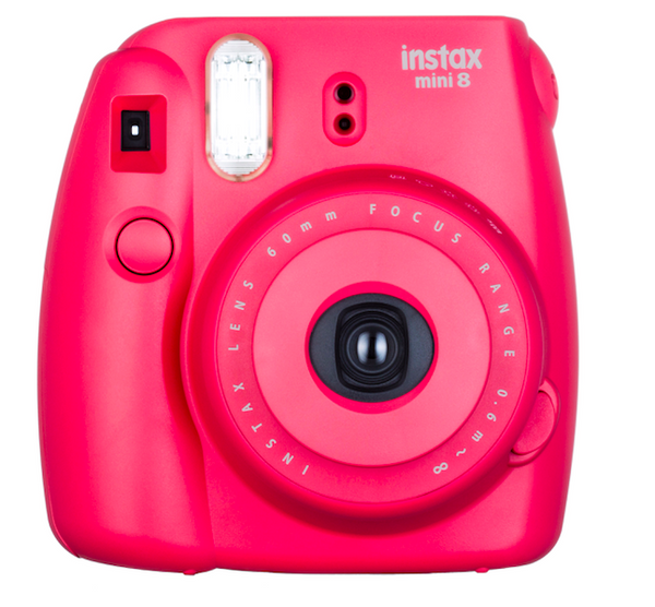 Fujifilm INSTAX Mini 8 Instant Film Camera (Raspberry)