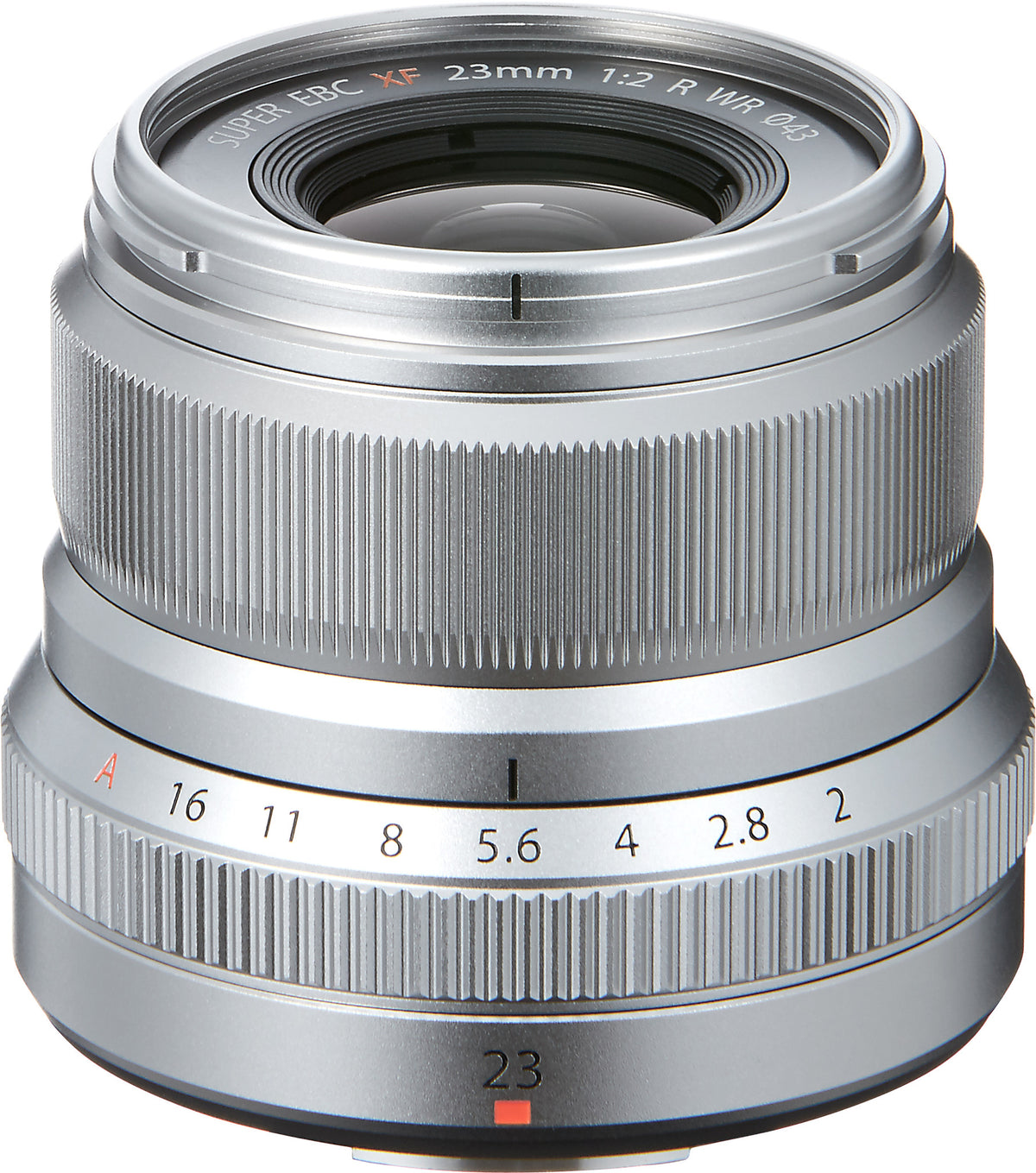Fujifilm XF 23mm F2 R WR Lens (Silver)