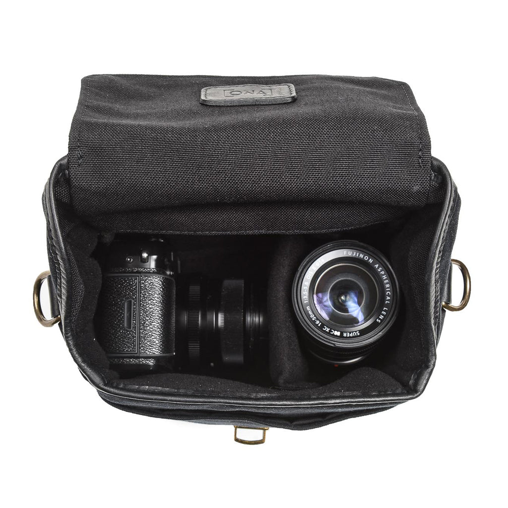ONA Bond Street Canvas Camera Bag Black
